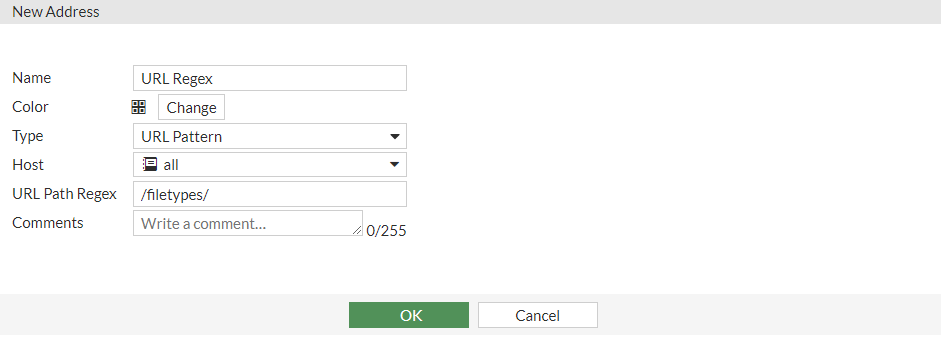 Proxy policy addresses | FortiGate / FortiOS 7.6.3 | Fortinet Document Library